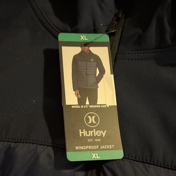 Hurley | Jackets & Coats | Hurley Mens Performance Jacket Dark Blue ...